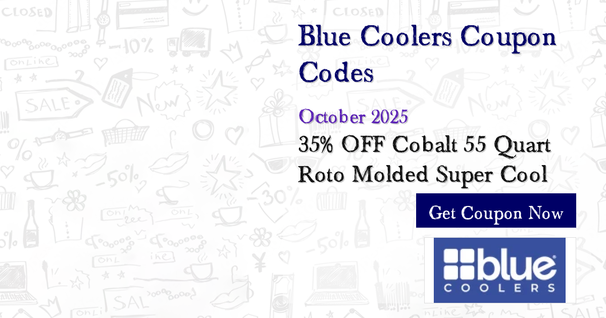 Mega Blue Coolers Deals Oct 2025 - 40% OFF (13 Coupons)