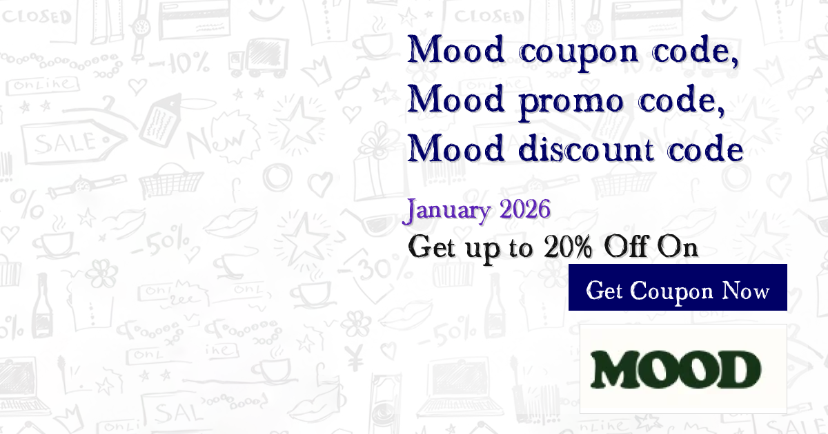 20% OFF Mood Coupons - Jan 2026 Verified Codes (10 Active)