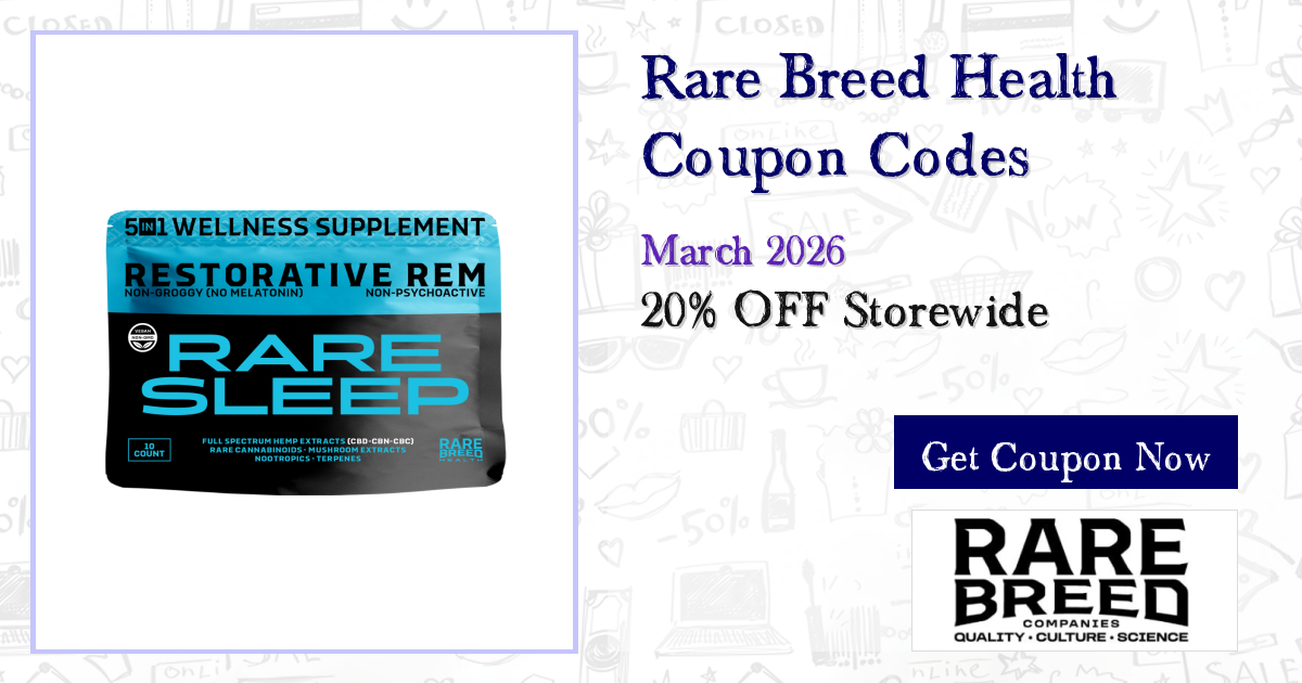 MASSIVE 20% Off Rare Breed Health Deals - 10 Active Codes (Mar 2026)