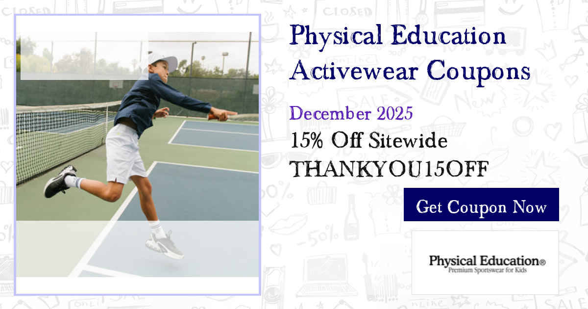 Limited Time Physical Education Deals – Save 15% With Coupons Dec 2025