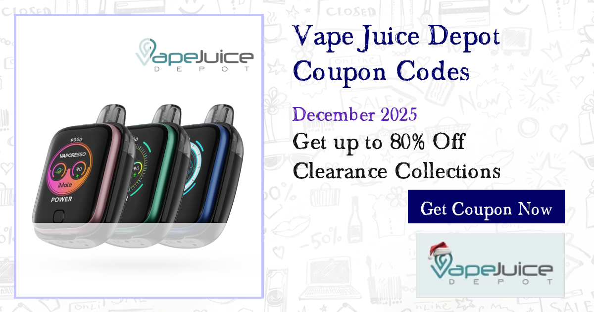 HOT Vape Juice Depot Deals Dec 2025: 80% Off + 17 Trending Codes